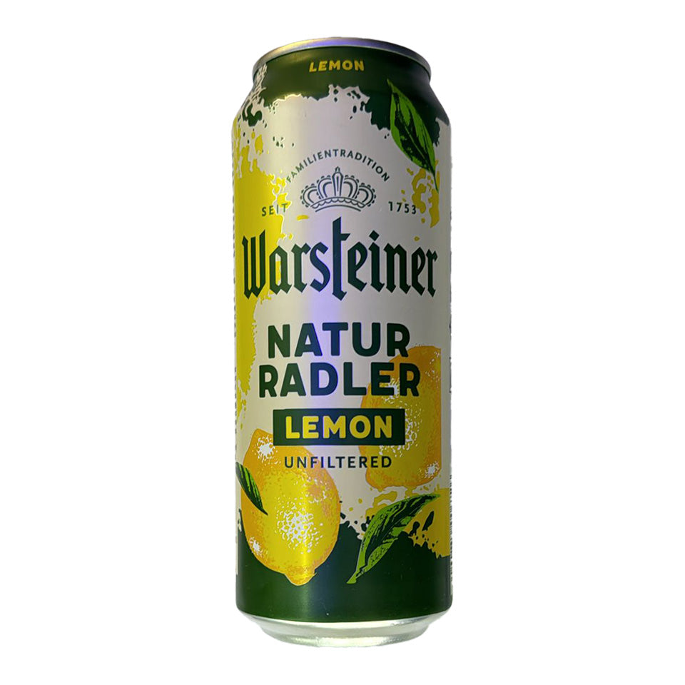 Warsteiner, Lemon Radler, 2.0%, 500ml | The Epicurean
